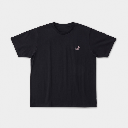 ONE POINT LOGO STITCH T-SHIRT BLACK-LIGHT PINK – FEELS.